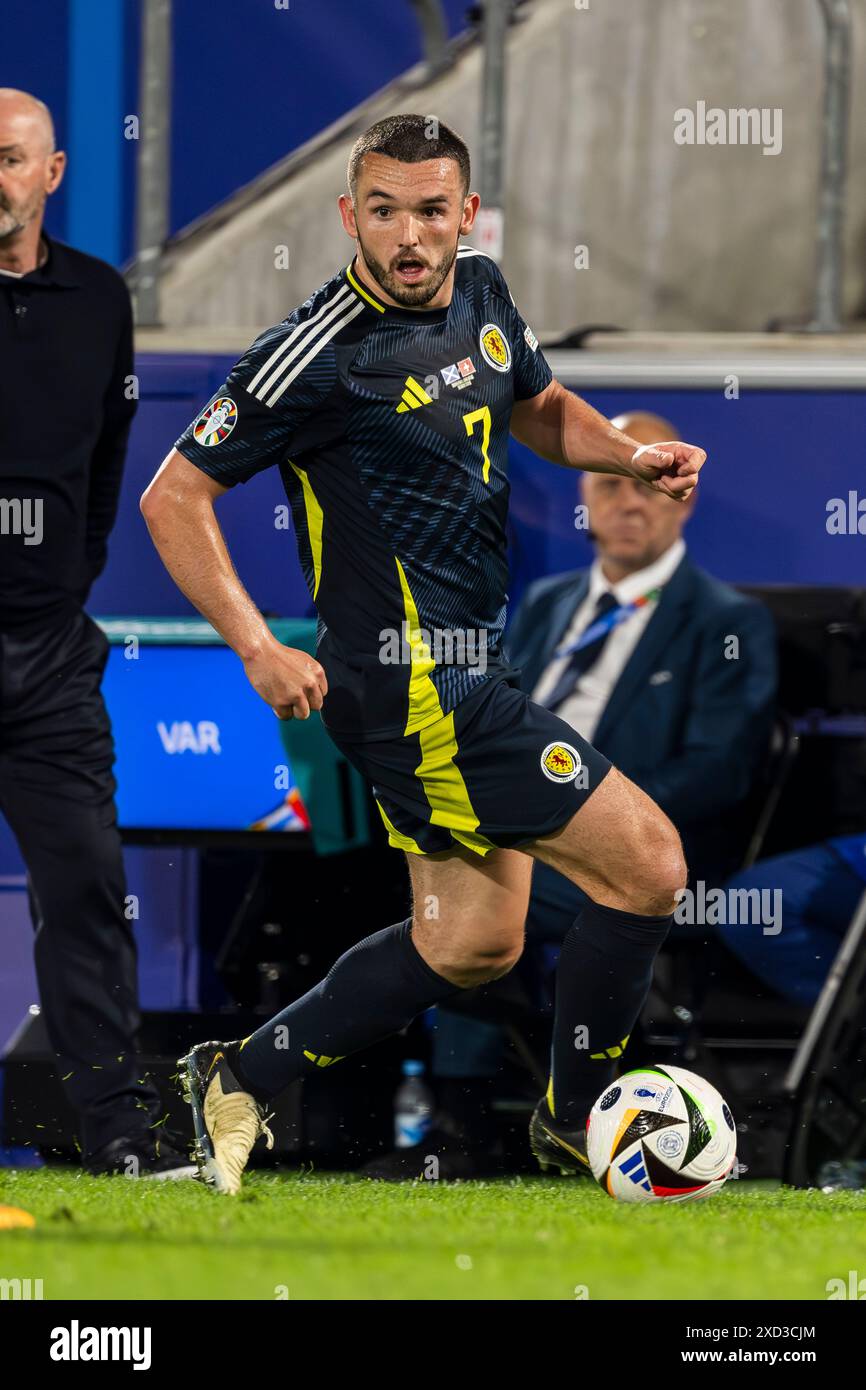 John McGinn (Scotland) during the UEFA “Euro Germany 2024 “ match ...