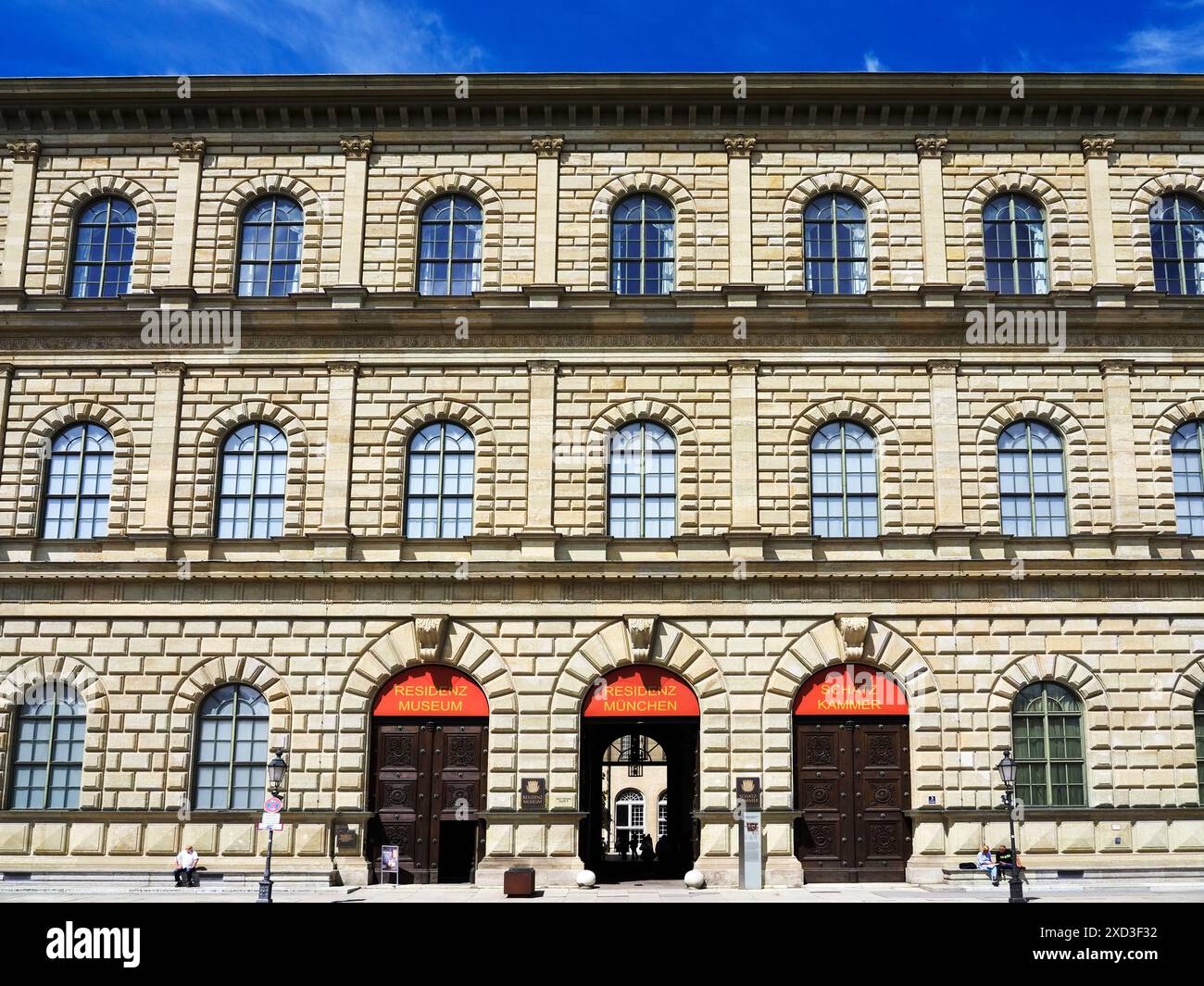 The Residenz from Max Joseph Platz in Munich Germany Stock Photo - Alamy