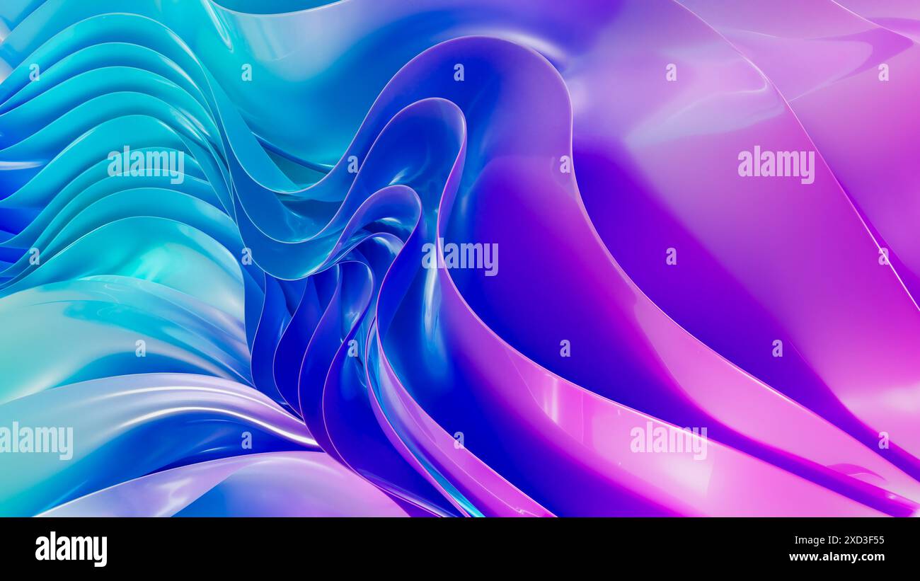 This image features a dynamic and colorful 3D abstract design ...