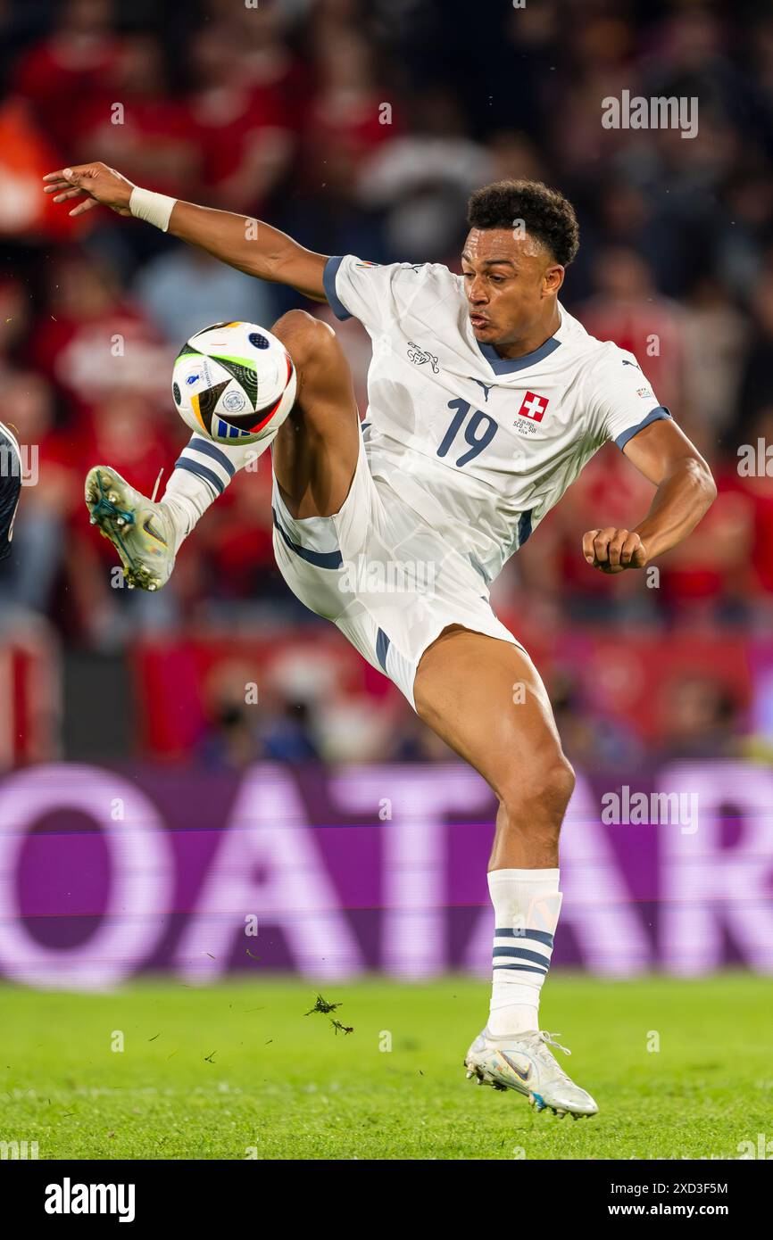 Dan Ndoye (Switzerland) during the UEFA “Euro Germany 2024 “ match ...