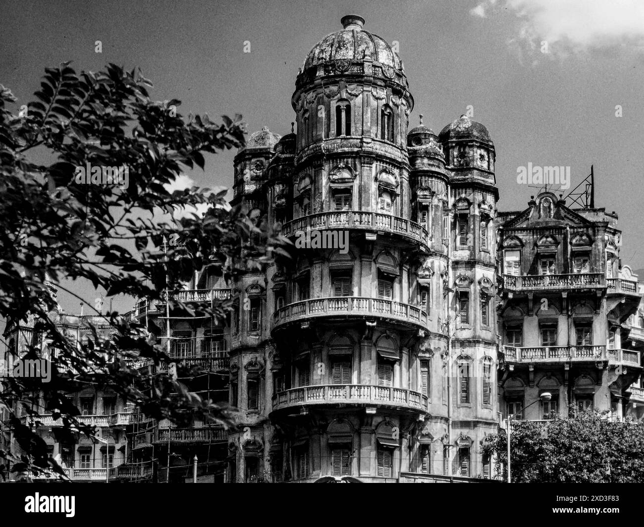 11 25 2022 Vintage Old Black amd White Photo of Colonial Buildings at ...