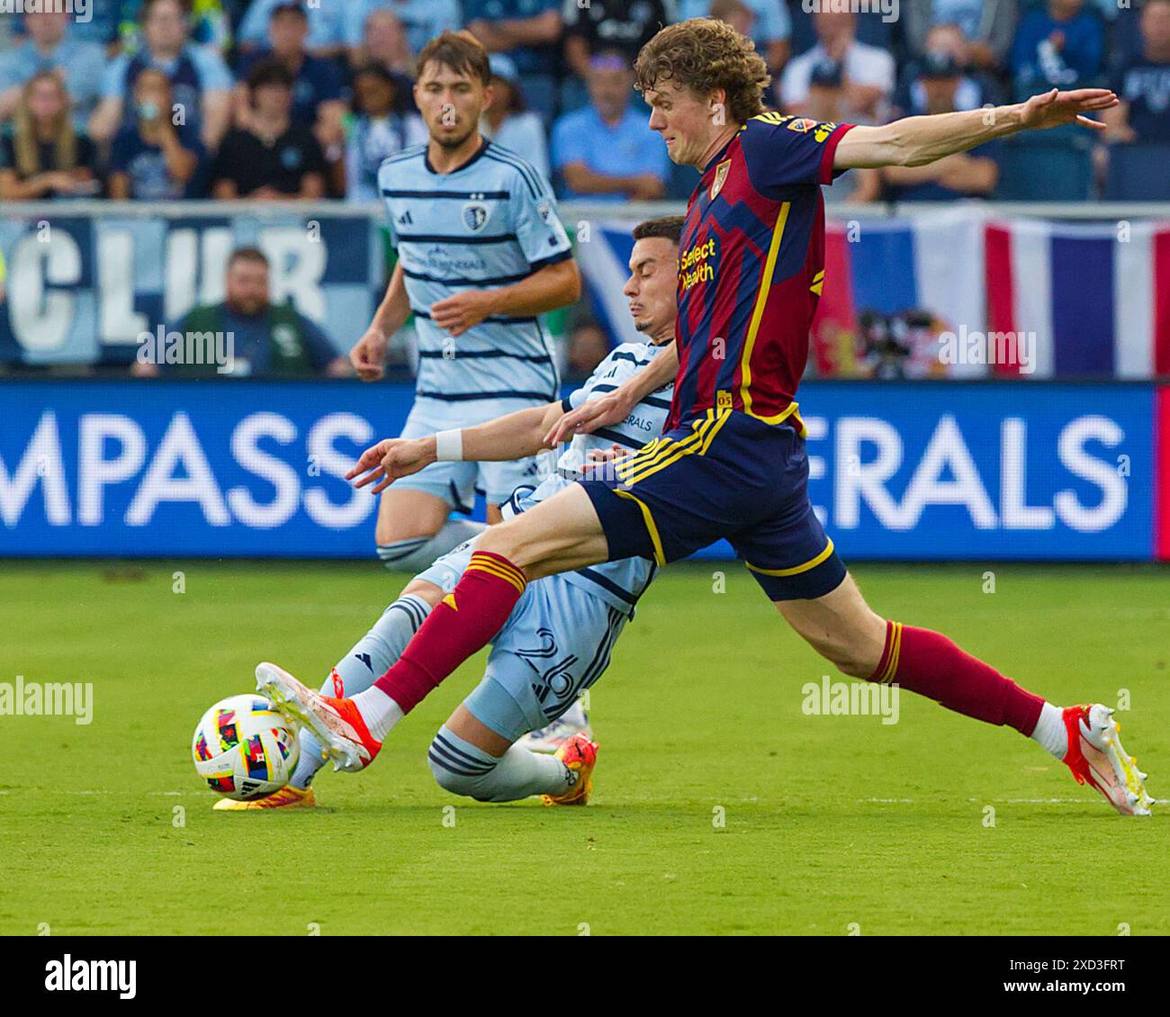 Kansas City, Kansas, USA. 19th June, 2024. Real Salt Lake defender ...