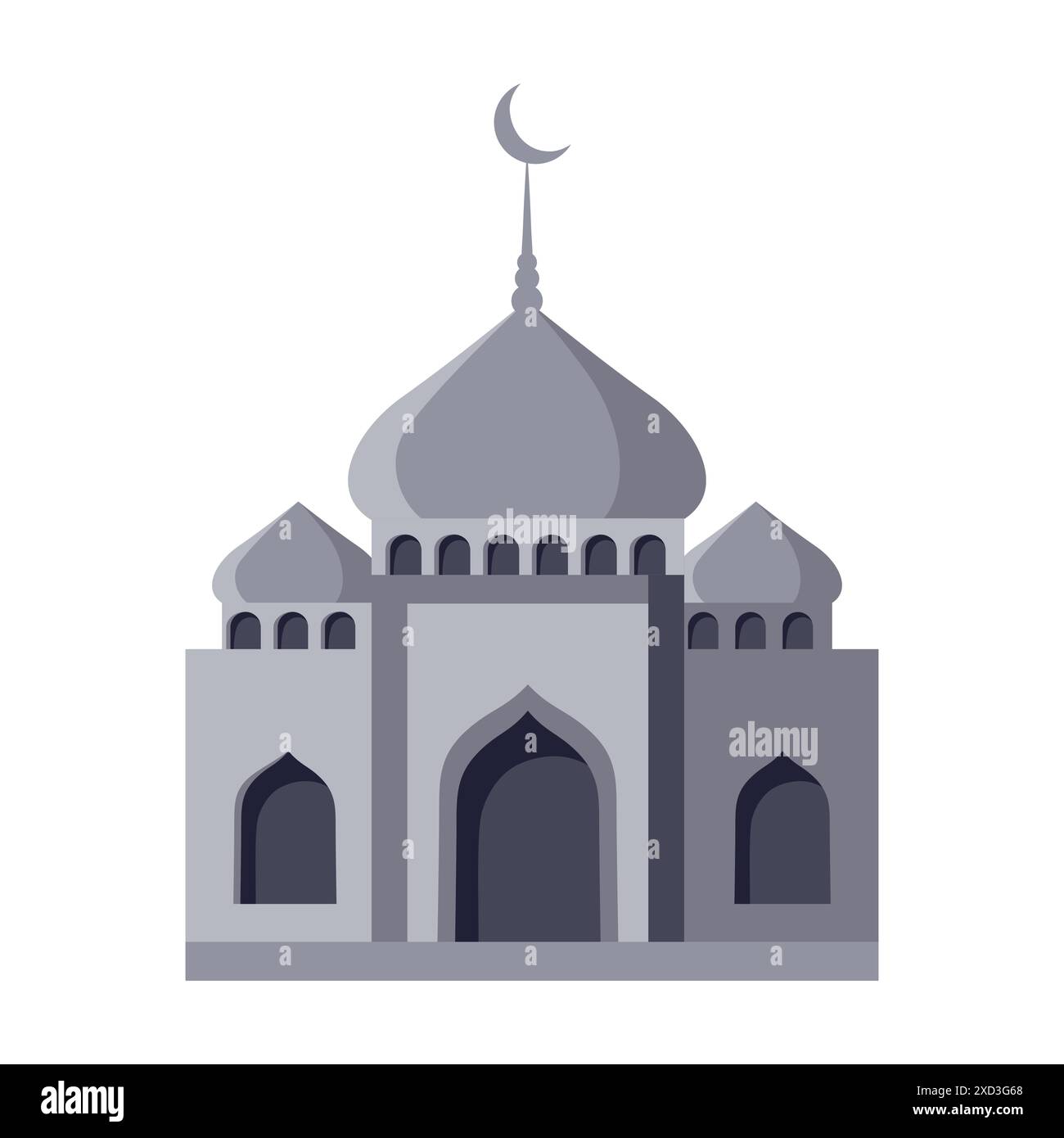 Modern islamic mosque Stock Vector Images - Alamy