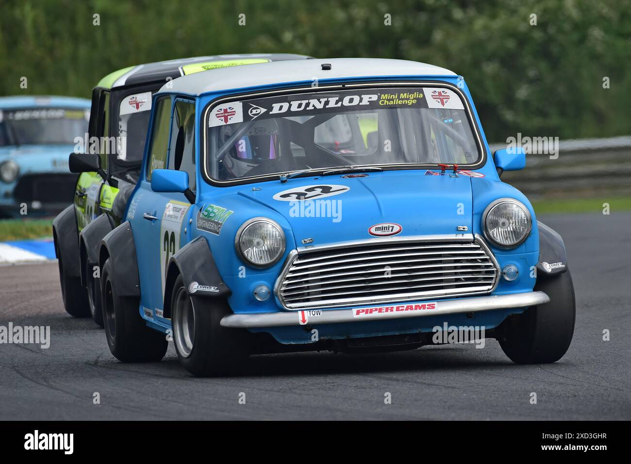 The dunlop mini miglia challenge supported by mini spares hi-res stock ...