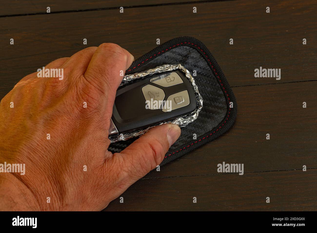 How to protect your car keys from being stolen by a thief Stock Photo ...