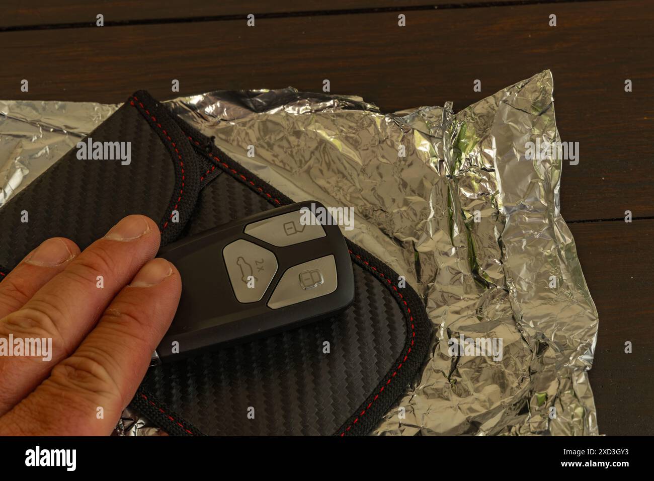 How to protect your car keys from being stolen by a thief Stock Photo ...