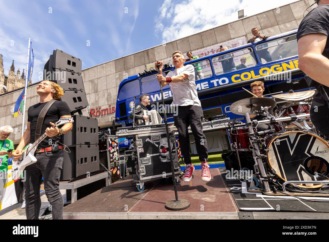 UEFA EURO 2024 - Musik und Fans am Matchday Schottland - Schweiz in ...