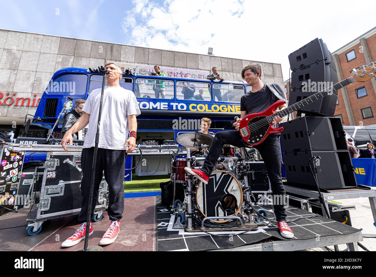 UEFA EURO 2024 - Musik und Fans am Matchday Schottland - Schweiz in ...