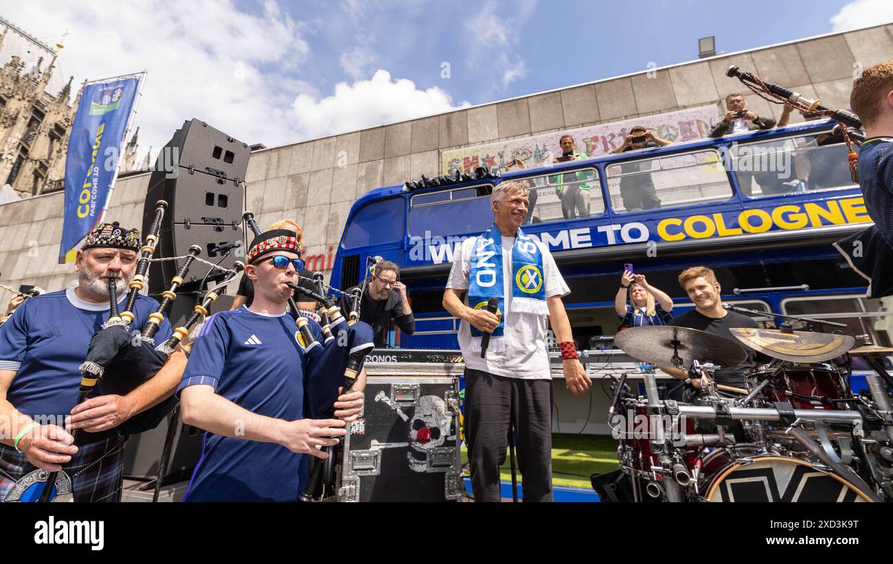 UEFA EURO 2024 - Musik und Fans am Matchday Schottland - Schweiz in ...