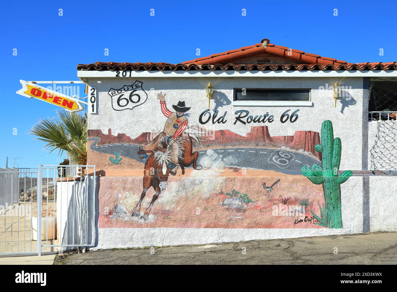 geography / travel, USA, California, Barstow, route 66 Mural, Barstow ...