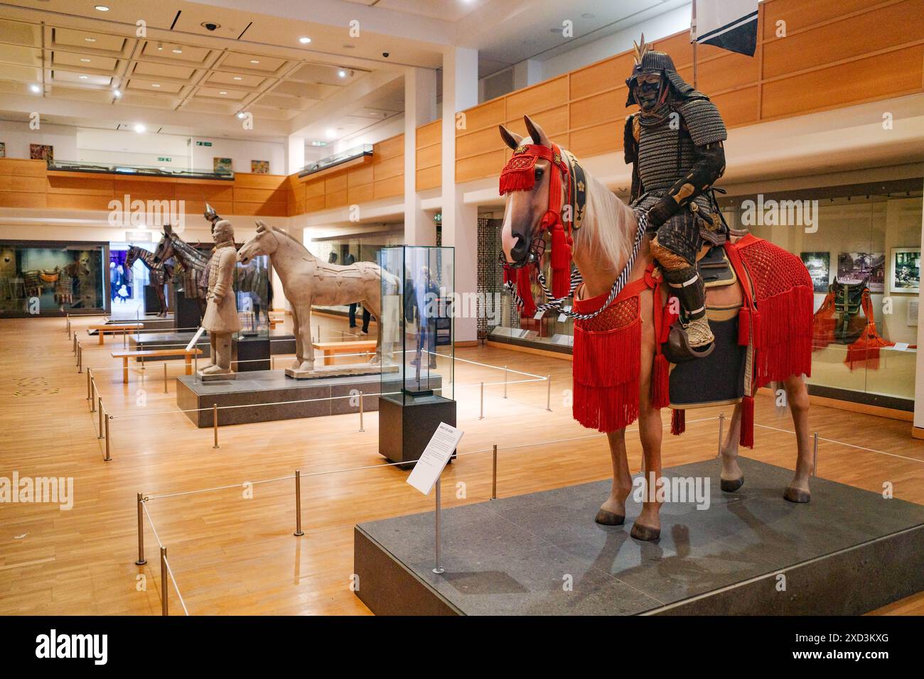 Leeds, UK - 24 Feb, 2024: Oriental Armour display in the War Gallery ...