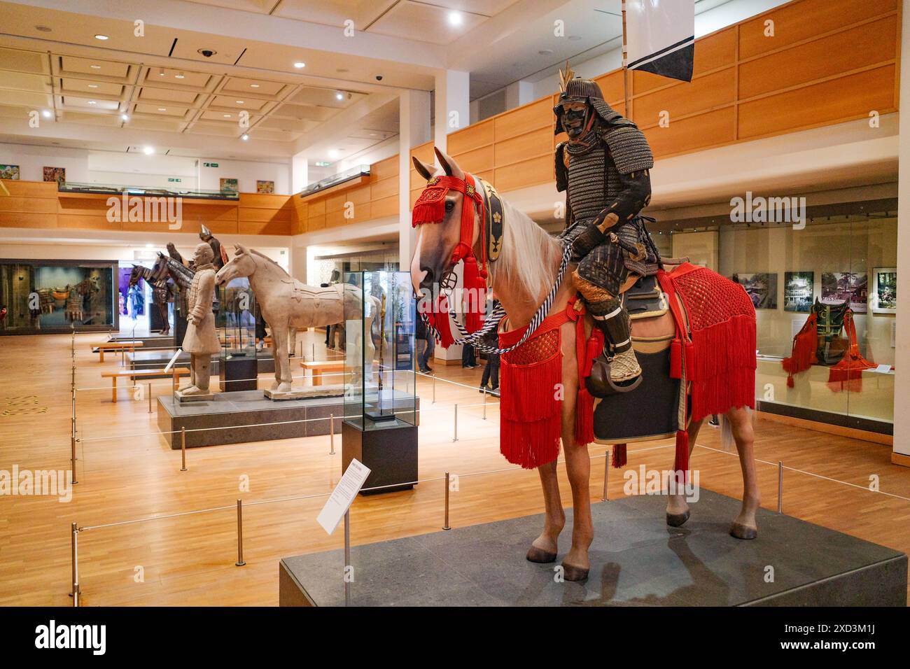 Leeds, UK - 24 Feb, 2024: Oriental Armour display in the War Gallery ...