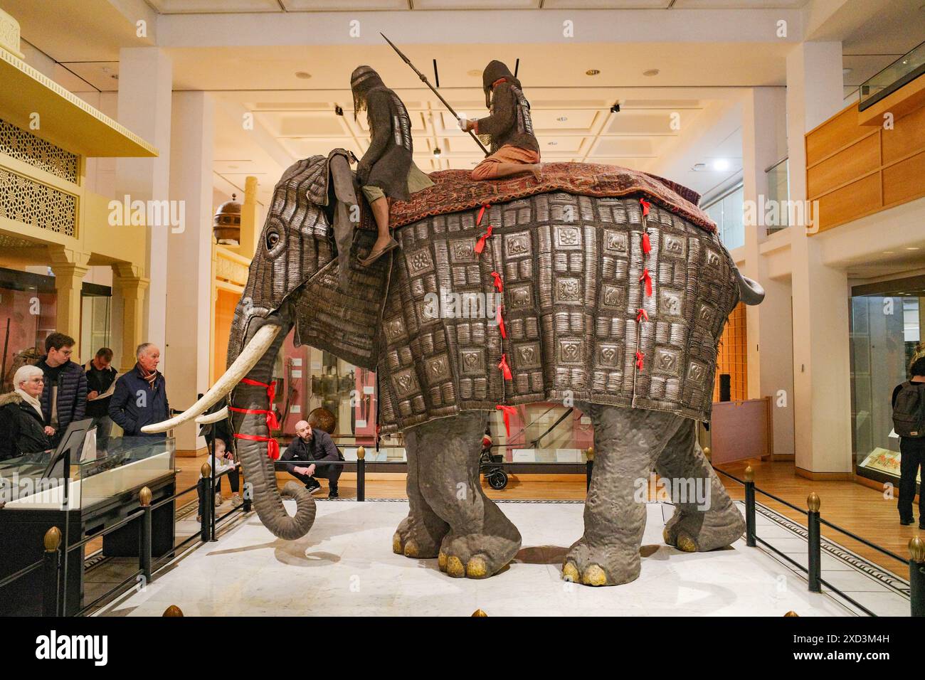 Leeds, UK - 24 Feb, 2024: Oriental Armour display in the War Gallery ...