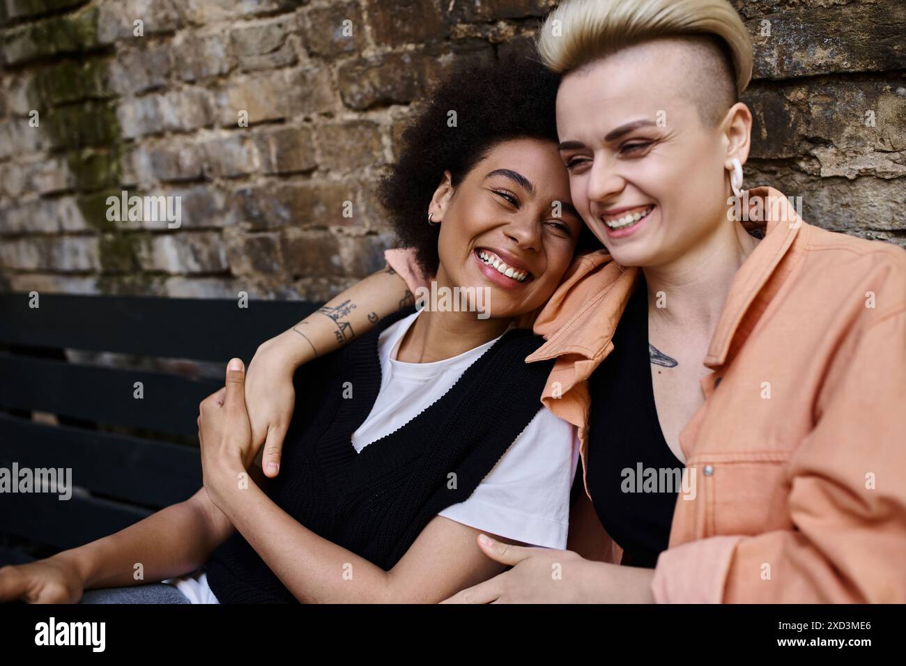 Two caucasian friends talking closely hi-res stock photography and ...