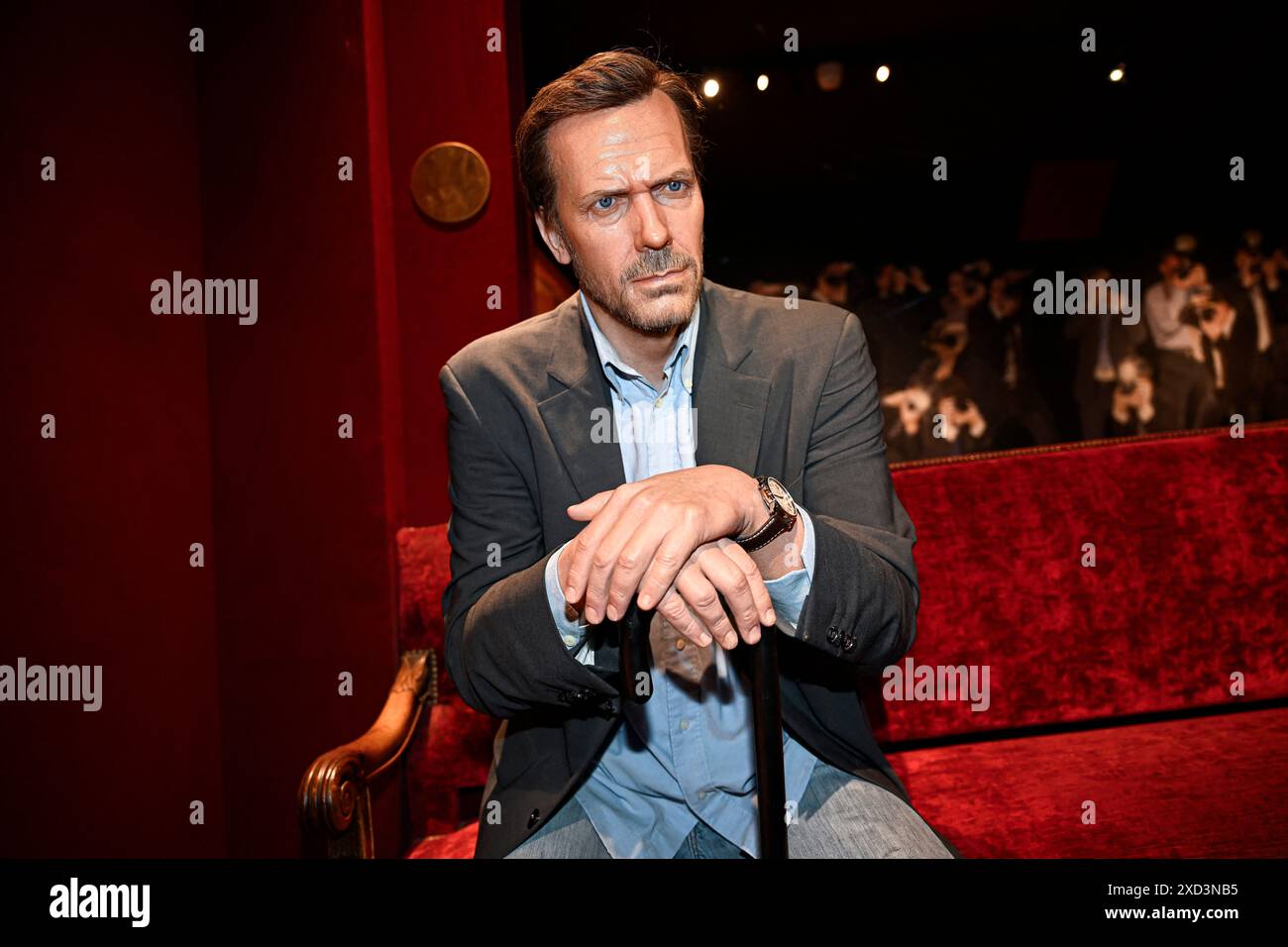 Paris, France. 18th June, 2024. Hugh Laurie actor of Dr House wax ...