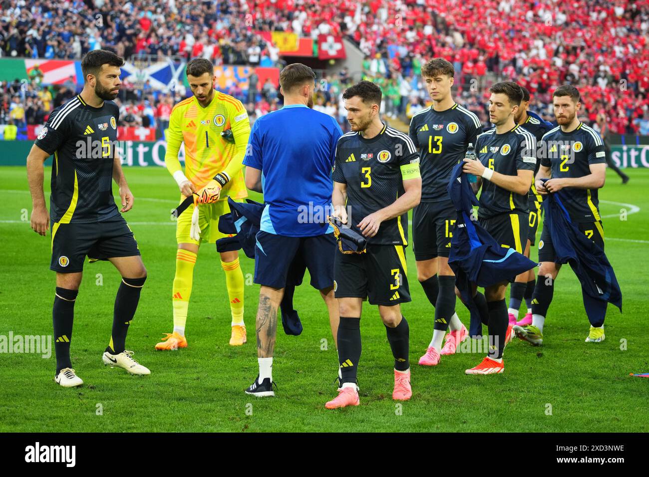 Koln, Germany. 19th June, 2024. Scotland team group during the UEFA ...
