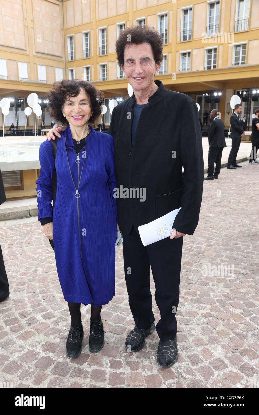 Paris, France. 20th June, 2024. Jack Lang and Monique Lang outside the ...