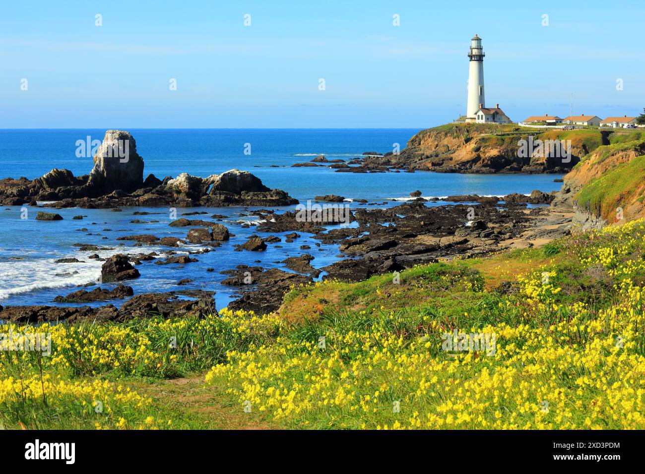 Pigeon point lighthouse and pescadero hi-res stock photography and ...