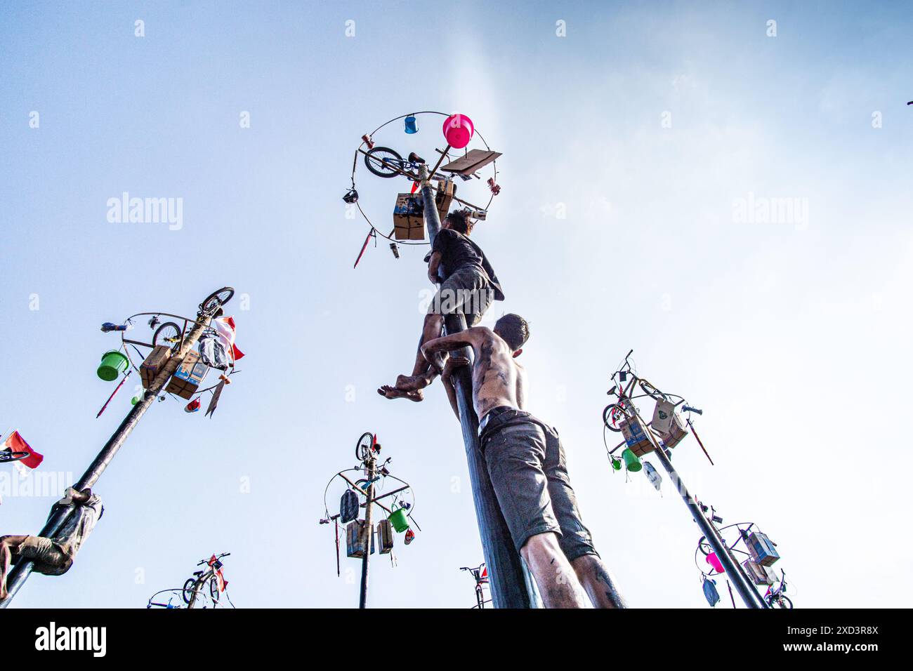Climbing the greasy pole hi-res stock photography and images - Alamy