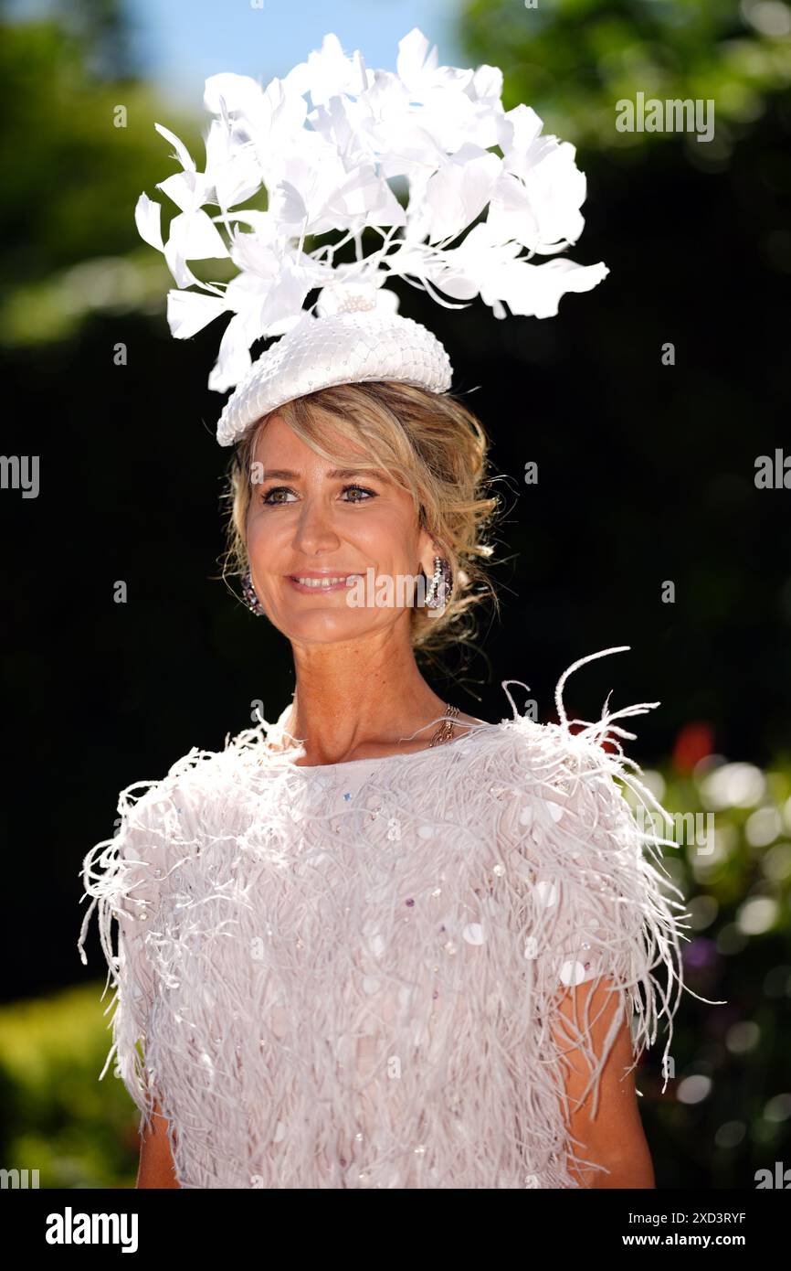 Lady Victoria Hervey on day three of Royal Ascot at Ascot Racecourse ...