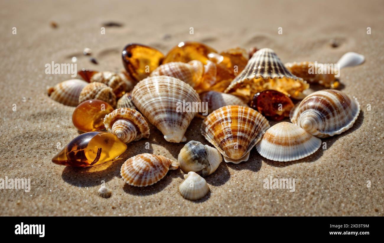 Natural amber on sandy hi-res stock photography and images - Alamy