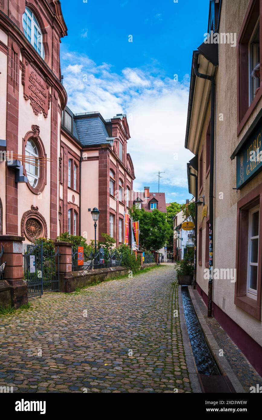 Freiburg im Breisgau, Germany, July 23, 2023, Colorful old town ...