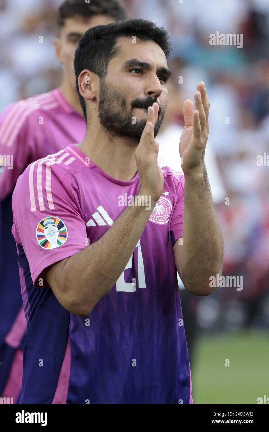 Ilkay Gundogan of Germany celebrates the victory following the UEFA ...