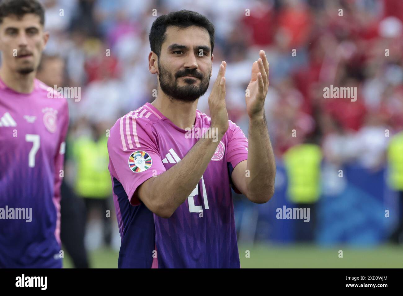 Ilkay Gundogan of Germany celebrates the victory following the UEFA ...