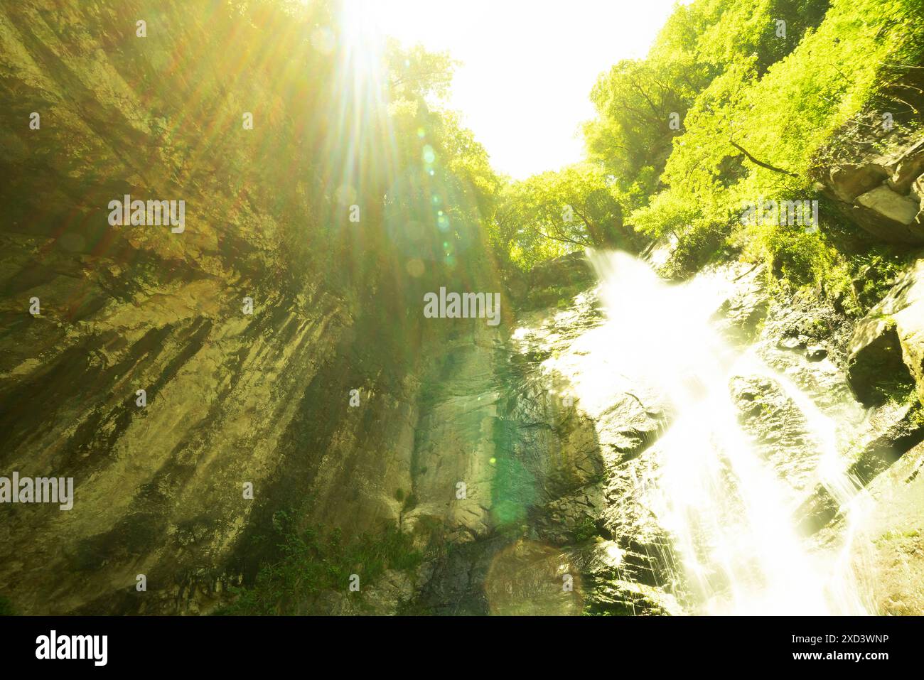 Makhuntseti waterfall Batumi City in south western Georgia Country June ...