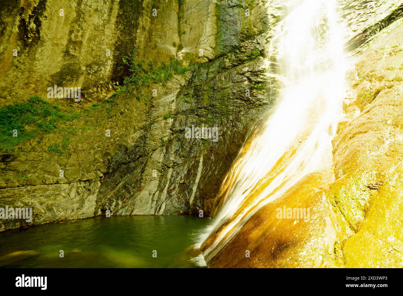Makhuntseti waterfall Batumi City in south western Georgia Country June ...