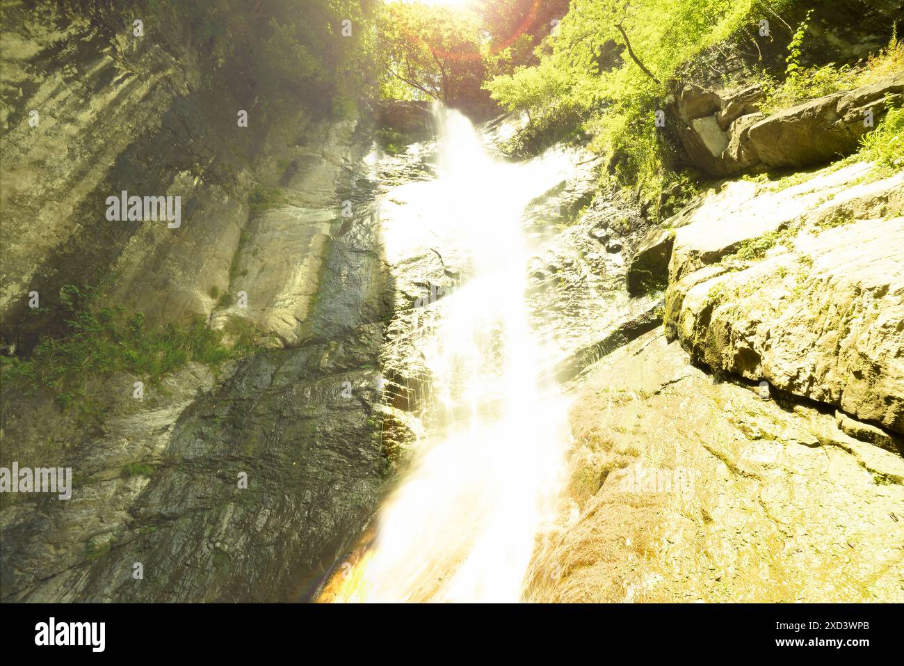 Makhuntseti waterfall Batumi City in south western Georgia Country June ...