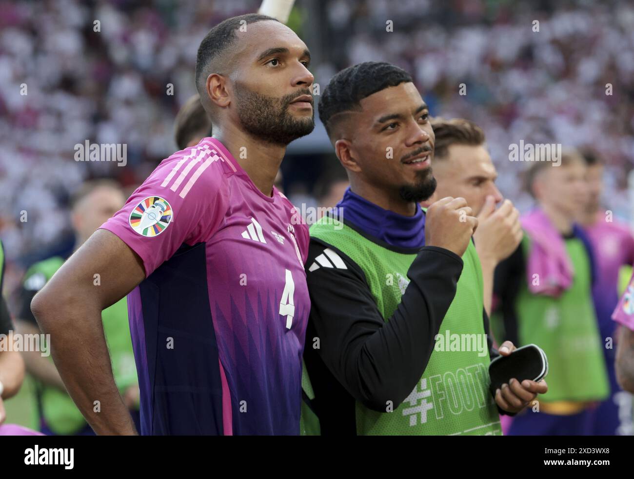 Jonathan Tah, Benjamin Henrichs of Germany celebrate the victory ...