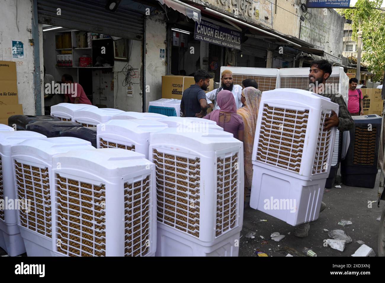 Air coolers india hi-res stock photography and images - Alamy