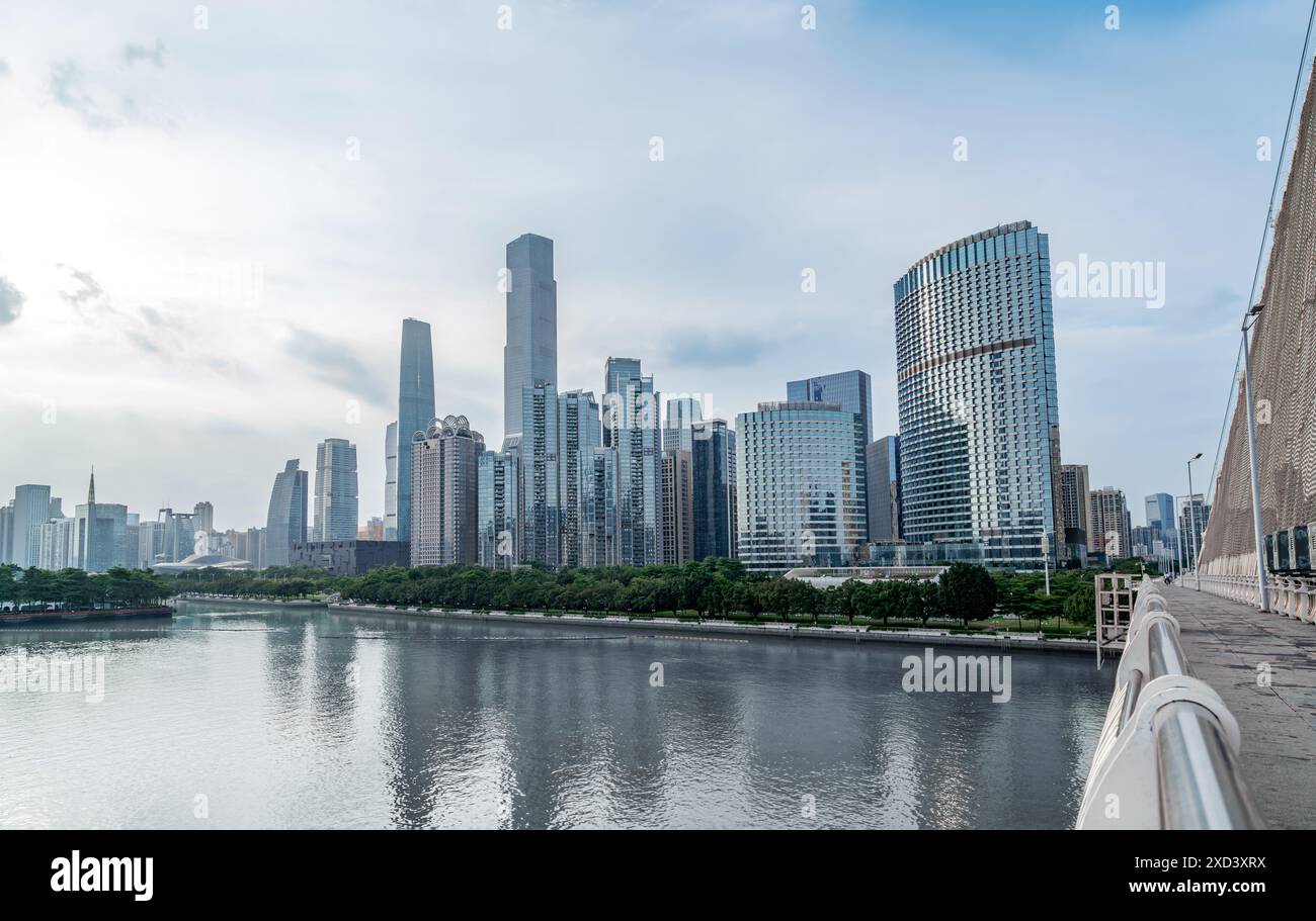 Zhujiang New Town skyline, Guangzhou, China Stock Photo - Alamy