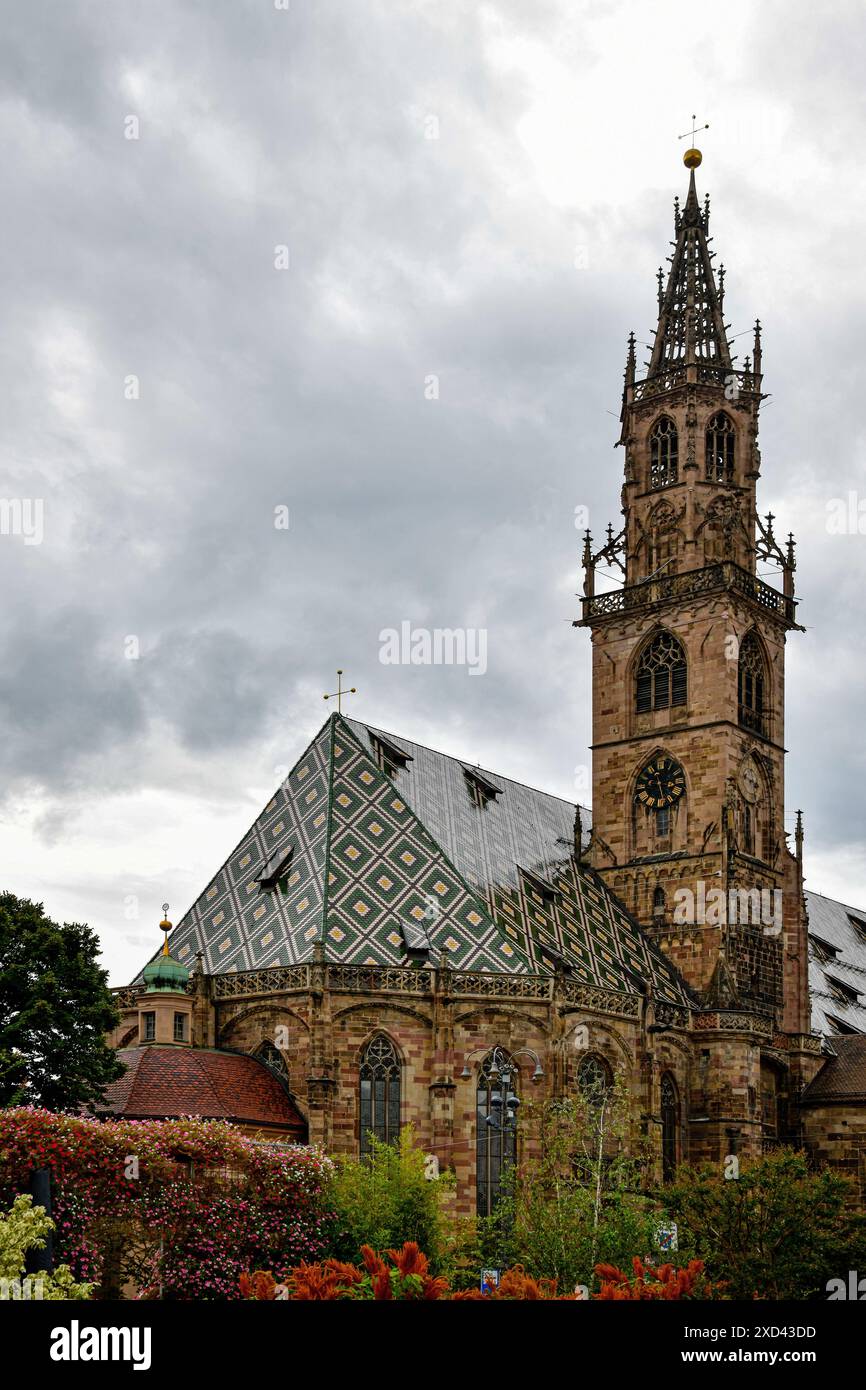 Cathedral of the Assumption of the Virgin Mary in Bolzano, with ...