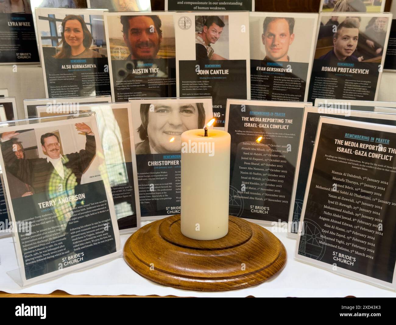 Journalist memorial st brides hi-res stock photography and images - Alamy