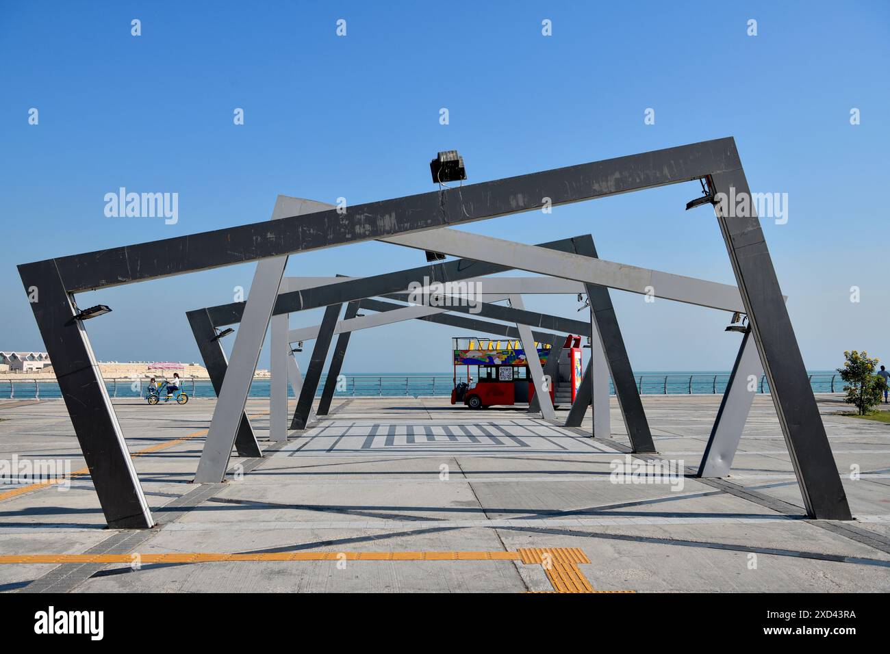 geography / travel, Saudi Arabia, work of art at the Corniche, al ...