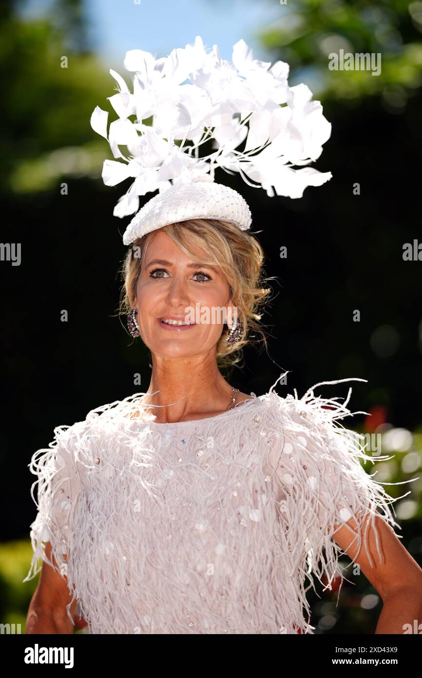 Lady Victoria Hervey on day three of Royal Ascot at Ascot Racecourse ...