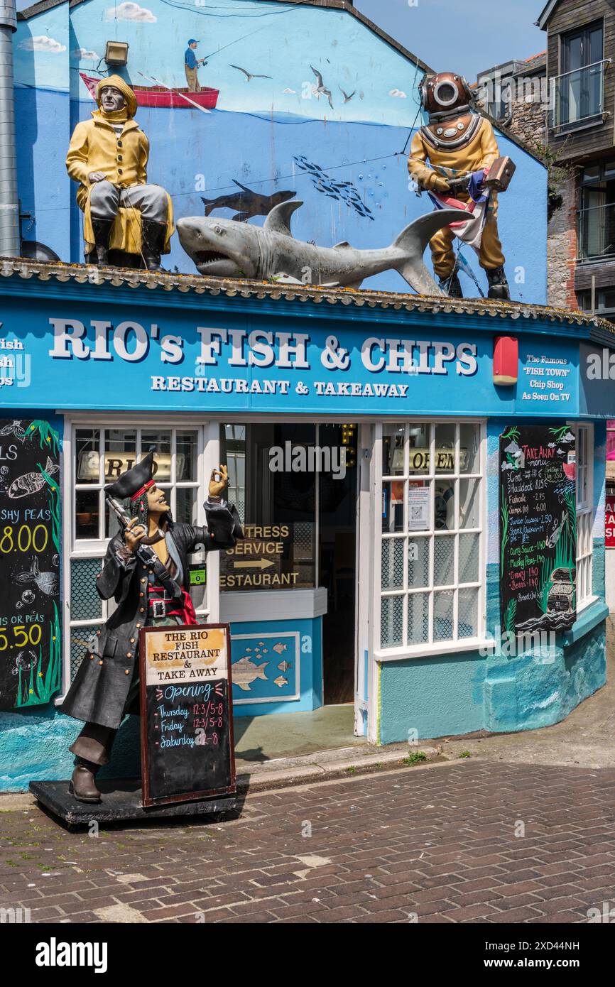 Brixham fish and chips hi-res stock photography and images - Alamy
