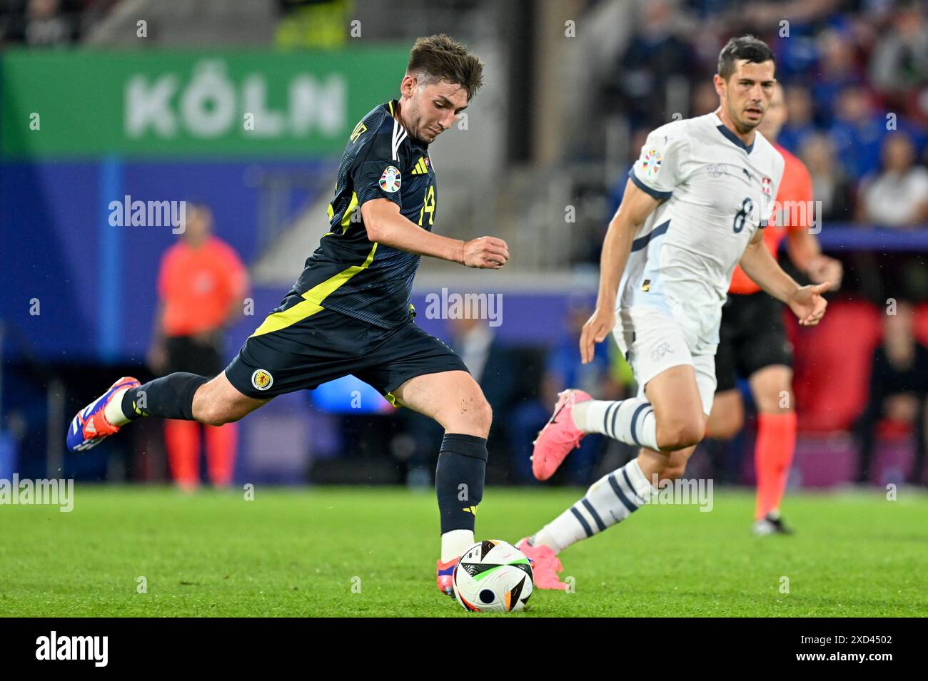 Billy Gilmour (14) of Scotland pictured in action during a soccer game ...