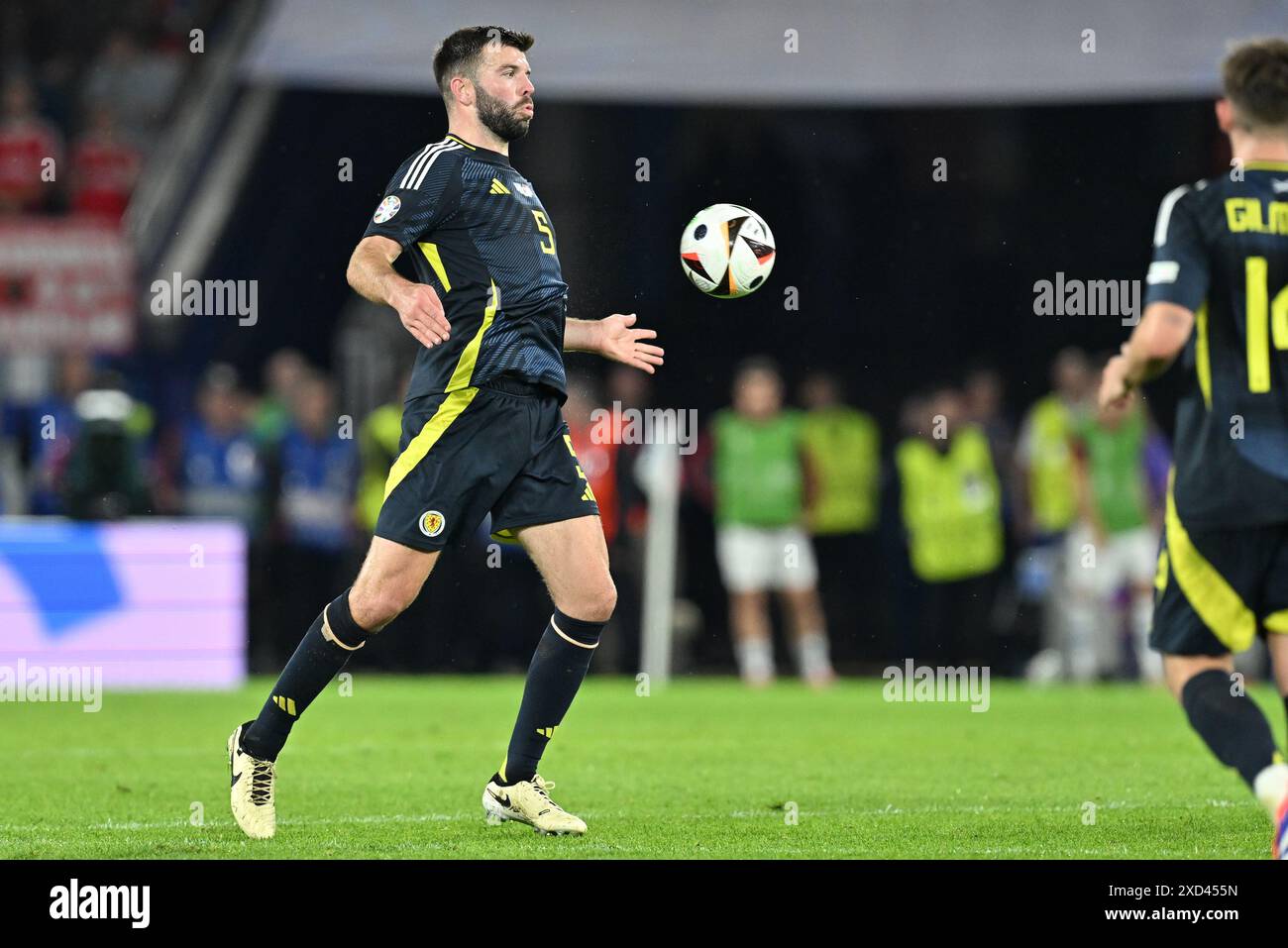 Grant Hanley (5) of Scotland pictured during a soccer game between the ...