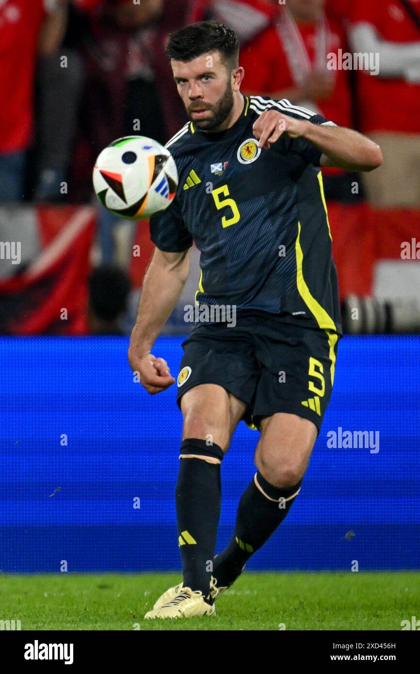 Grant Hanley (5) of Scotland pictured during a soccer game between the ...
