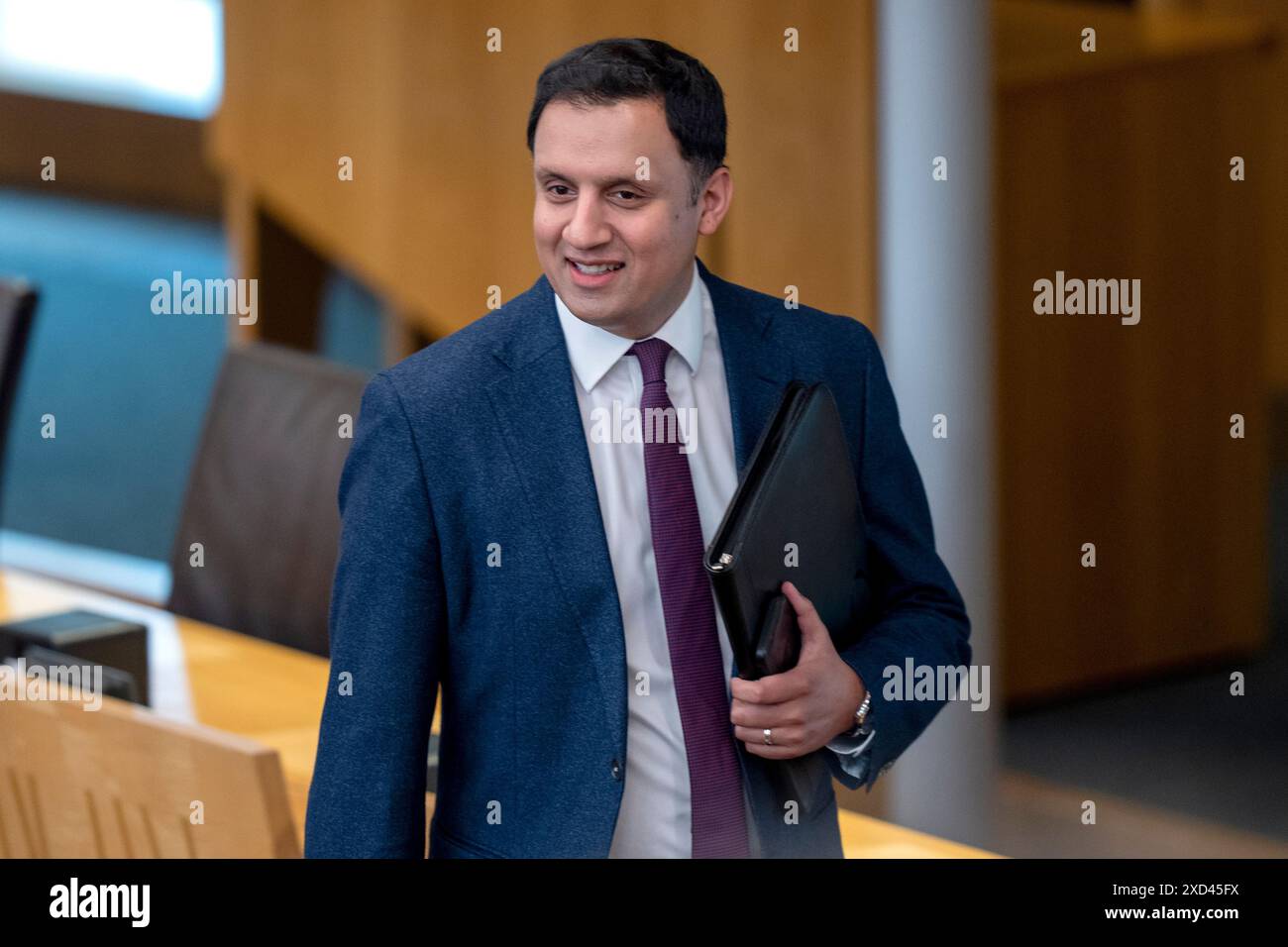 Scottish Labour leader Anas Sarwar arrives for First Minister's ...