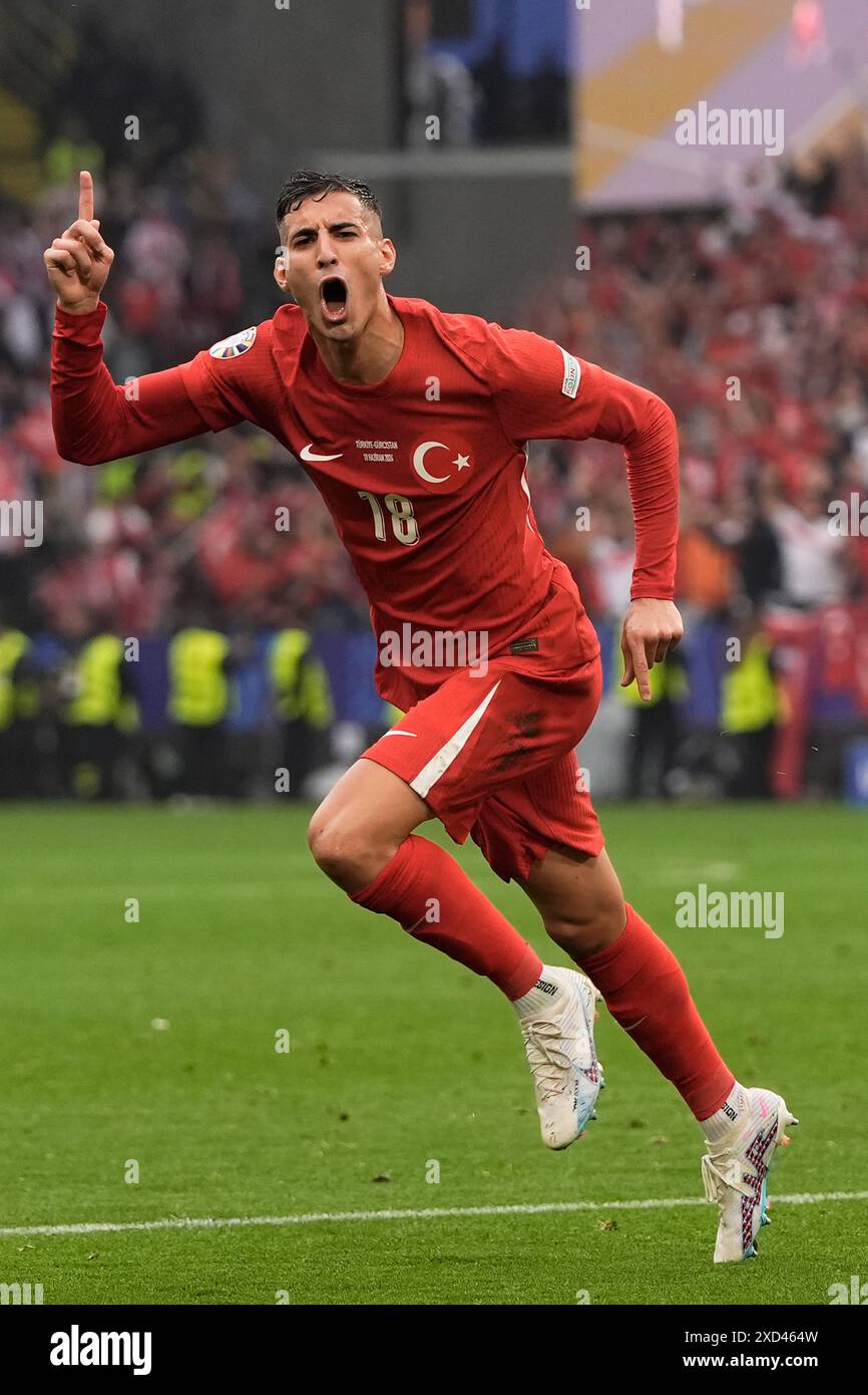 Turkey's Mert Muldur during the Euro 2024 soccer match between Turkey ...