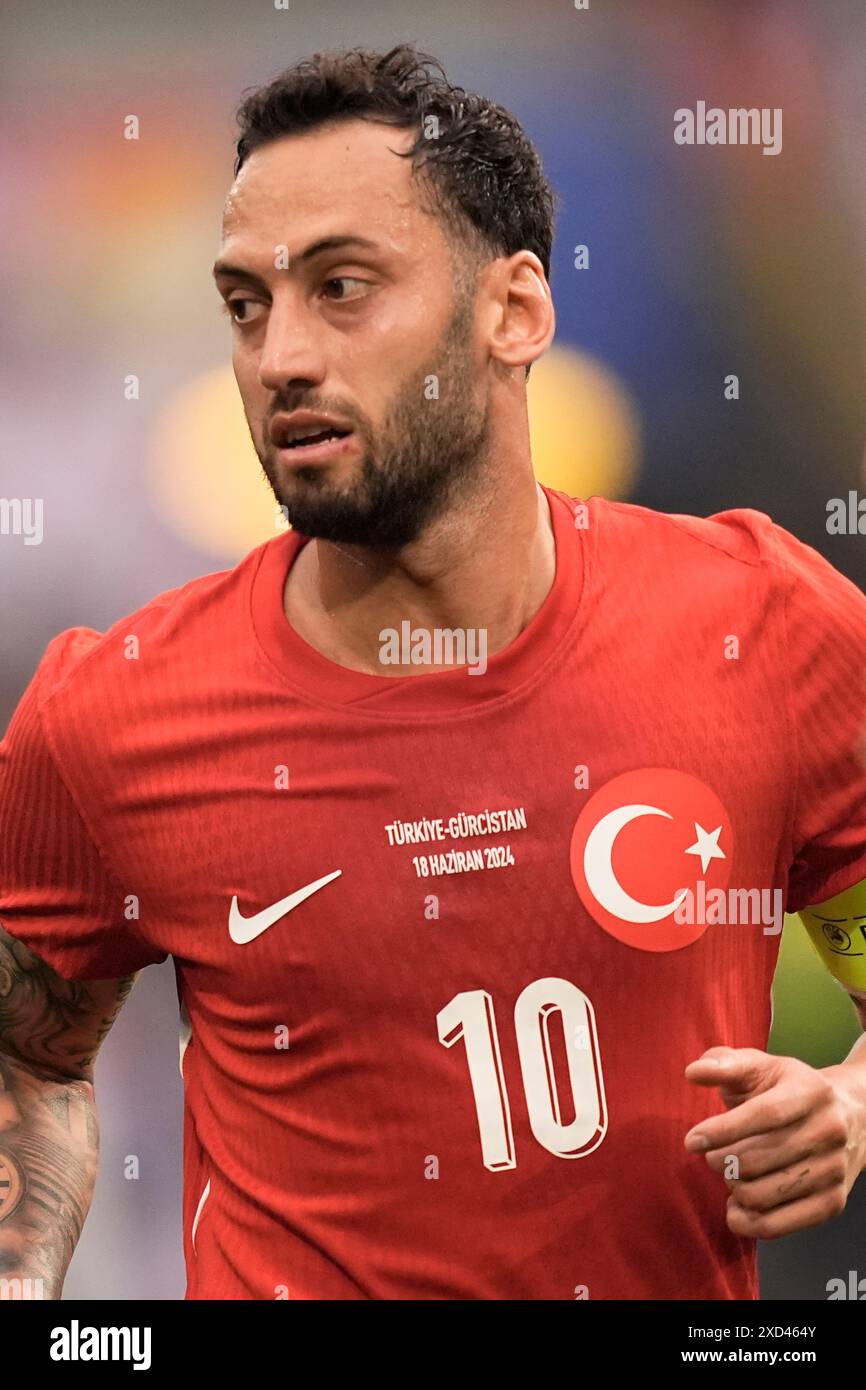 Turkey's Hakan Calhanoglu during the Euro 2024 soccer match between ...