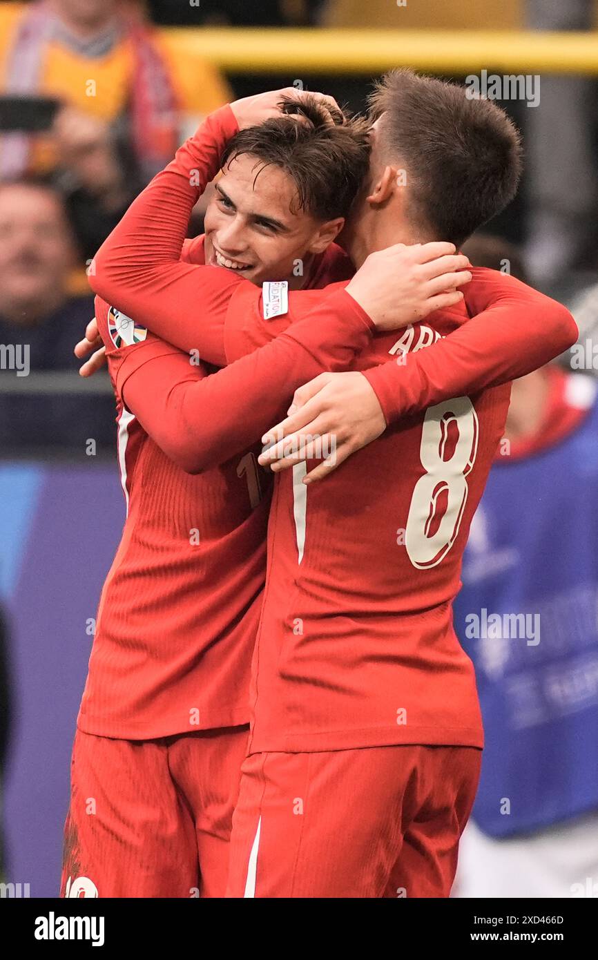 Turkey's Arda Guler during the Euro 2024 soccer match between Turkey ...
