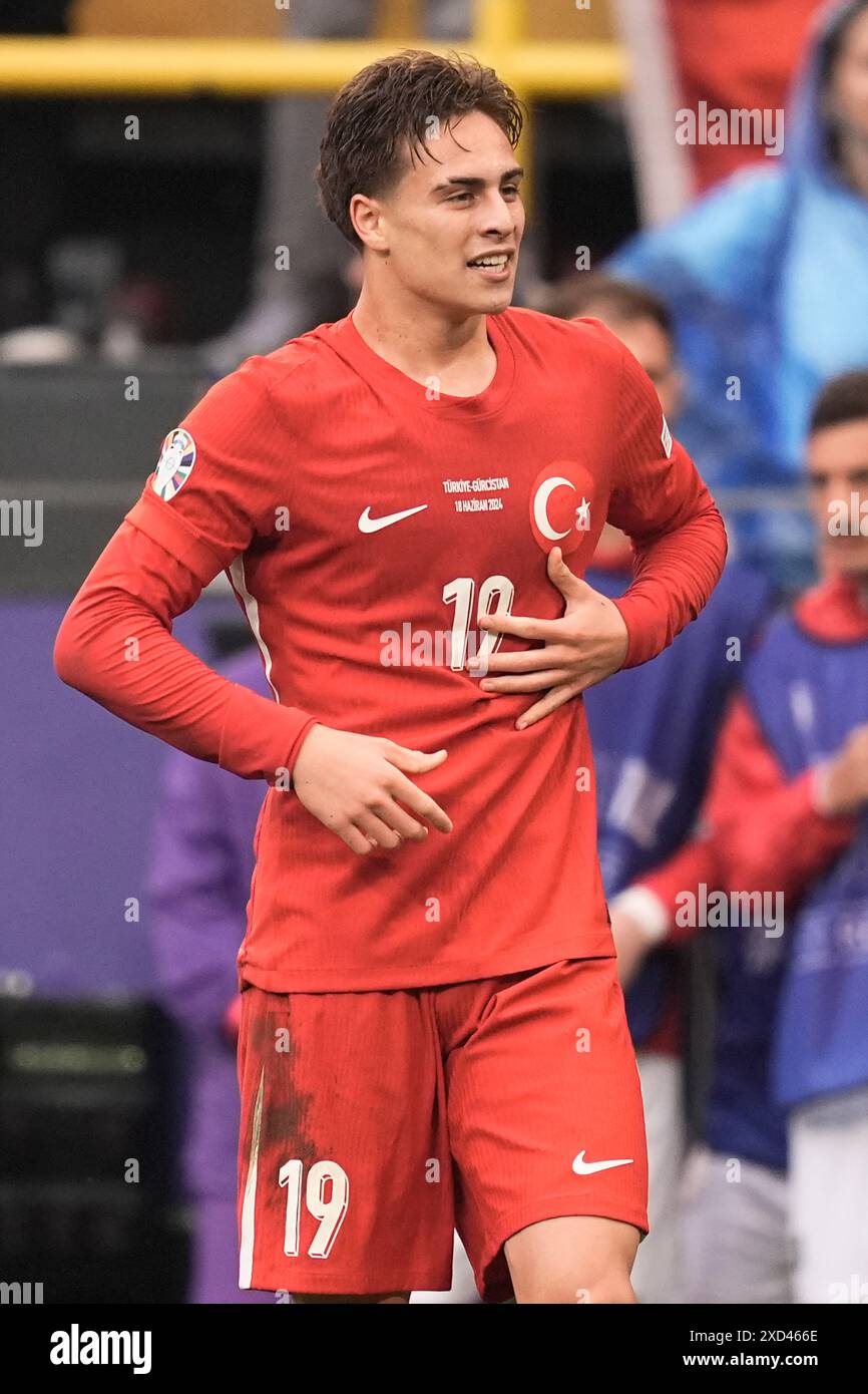 Turkey's Kenan Yildiz. during the Euro 2024 soccer match between Turkey ...