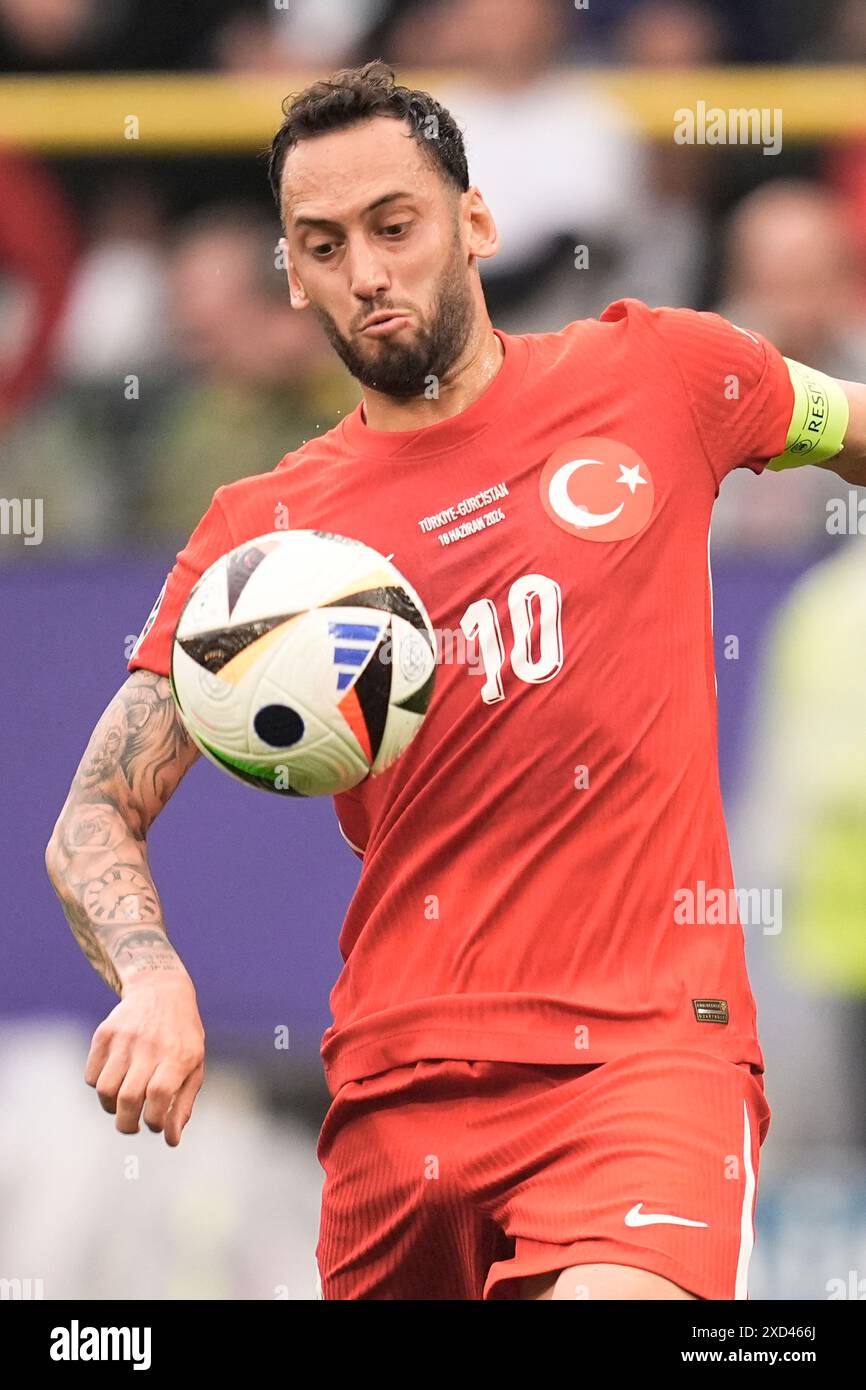 Turkey's Hakan Calhanoglu during the Euro 2024 soccer match between ...