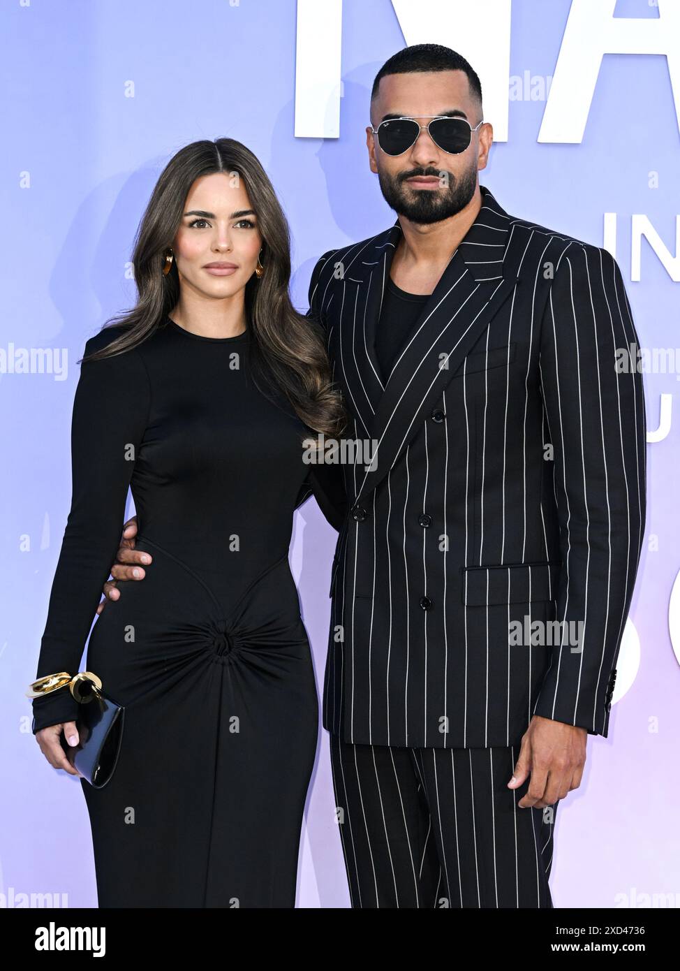 London, UK. June 19th, 2024. Nada Adelle and Umar Kaman arriving at the ...