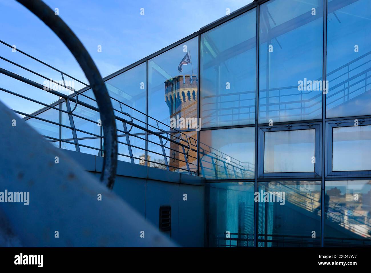 Rhine tower reflection hi-res stock photography and images - Alamy